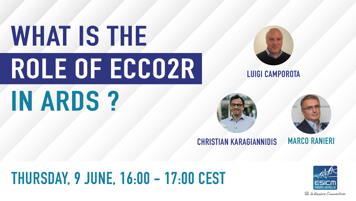 What is the role of ECCO2R in ARDS? - ESICM