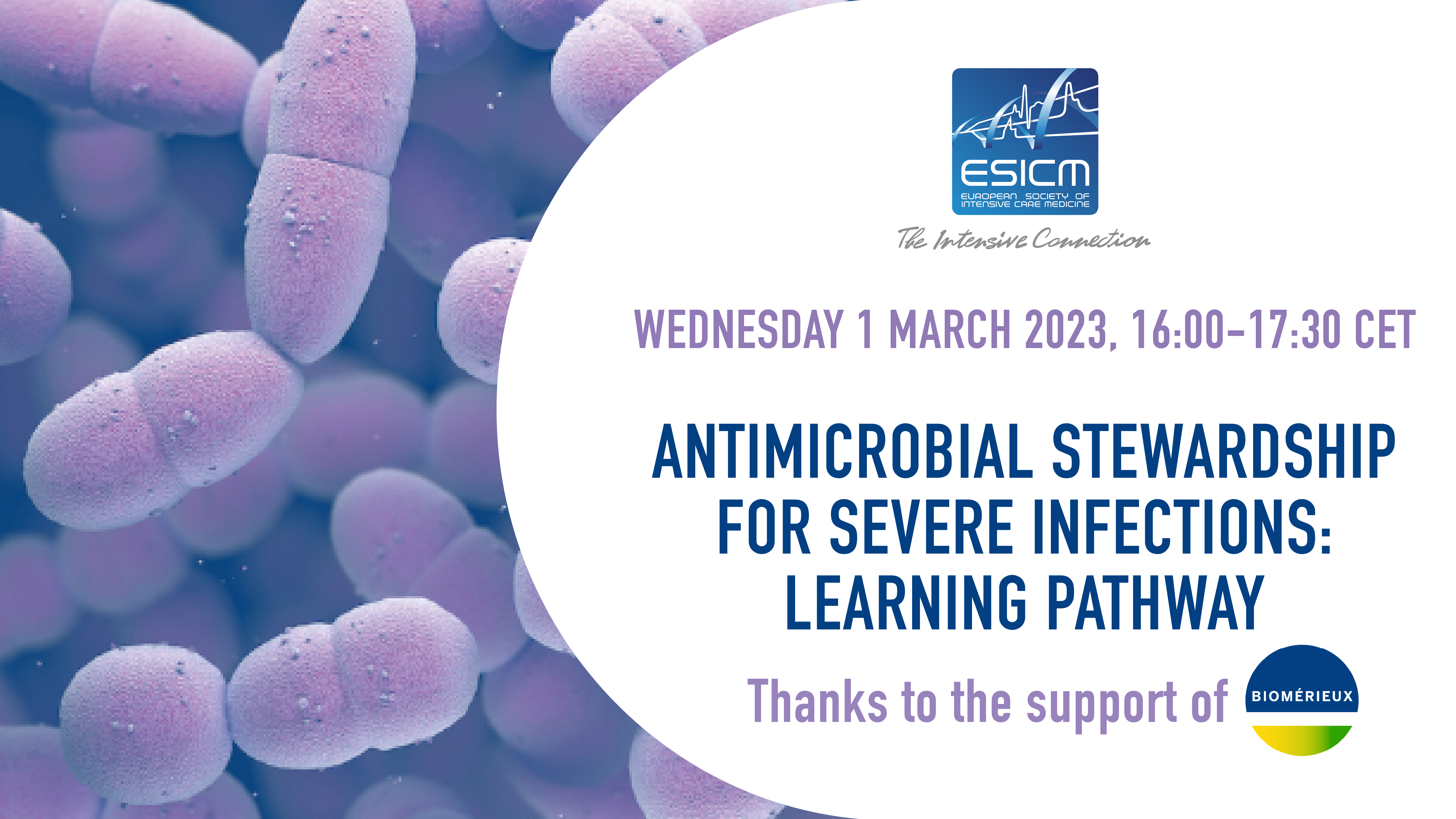 Antimicrobial stewardship learning pathway kick-off webinar - ESICM