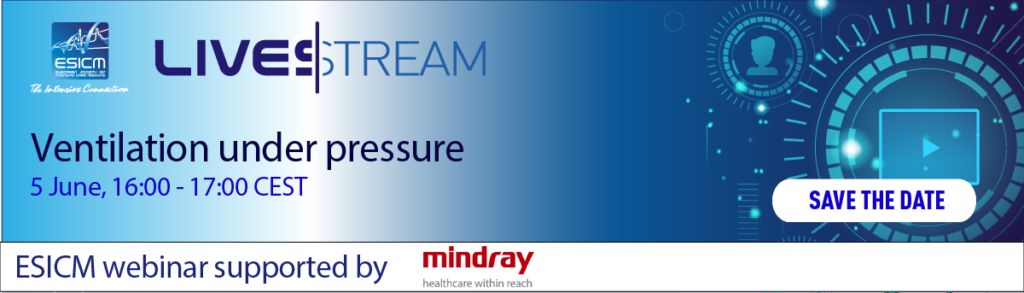 ESICM – European society of intensive medicine