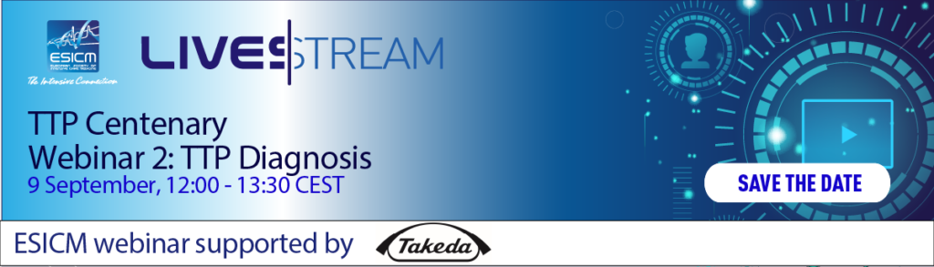 ESICM – European society of intensive medicine